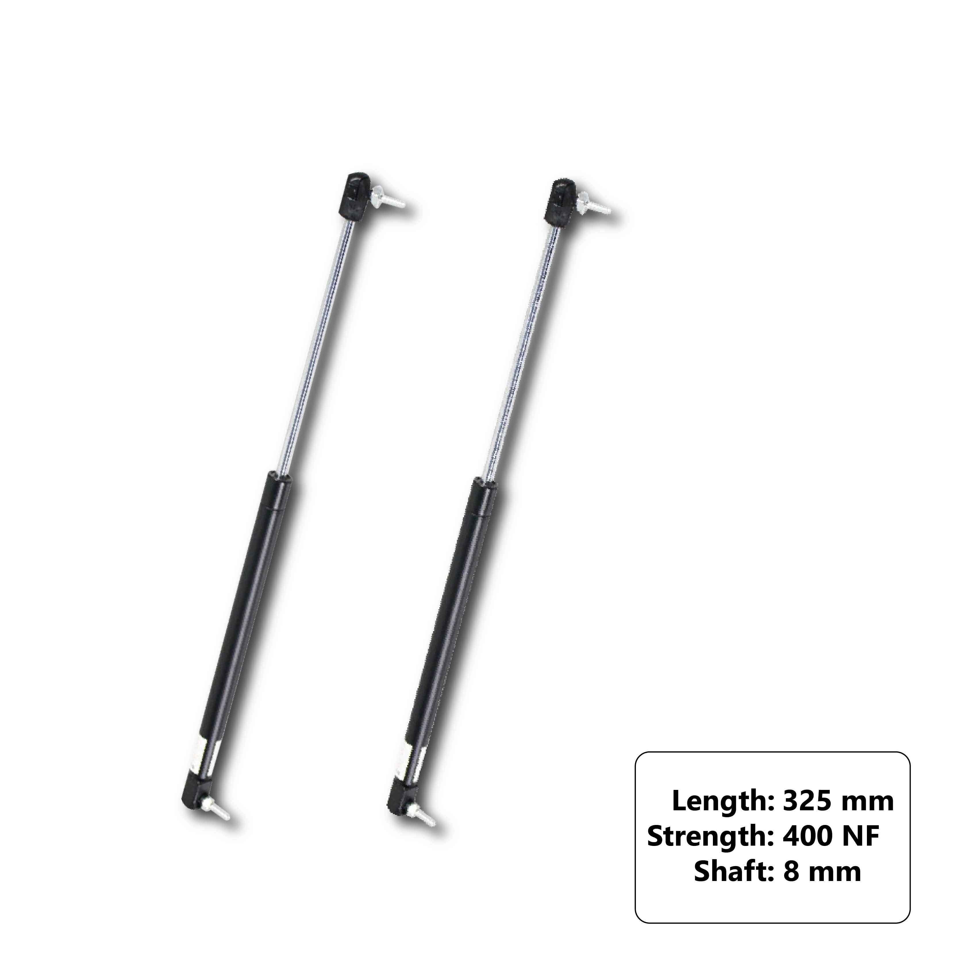Gas Strut 325mm-400N (8mm Shaft) Caravan, Trailer, Canopy, Toolboxes S ...