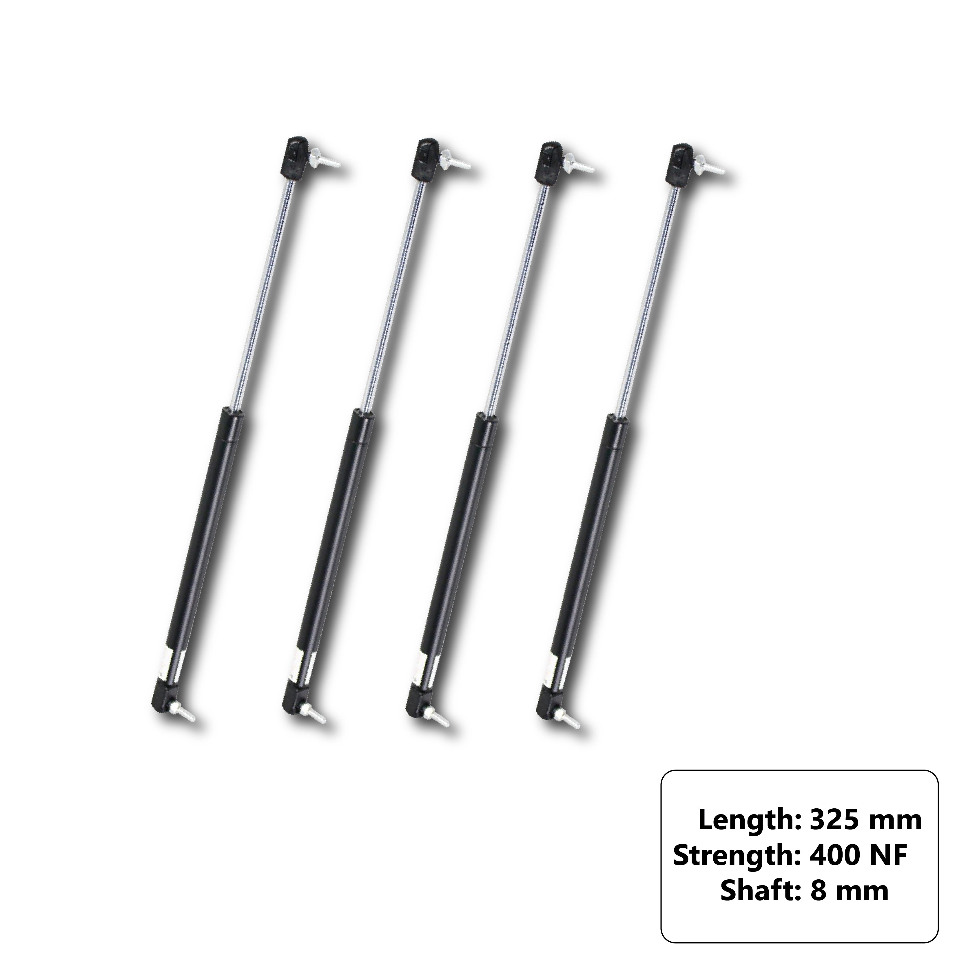 Gas Strut 325mm-400N (8mm Shaft) Caravan, Trailer, Canopy, Toolboxes S ...