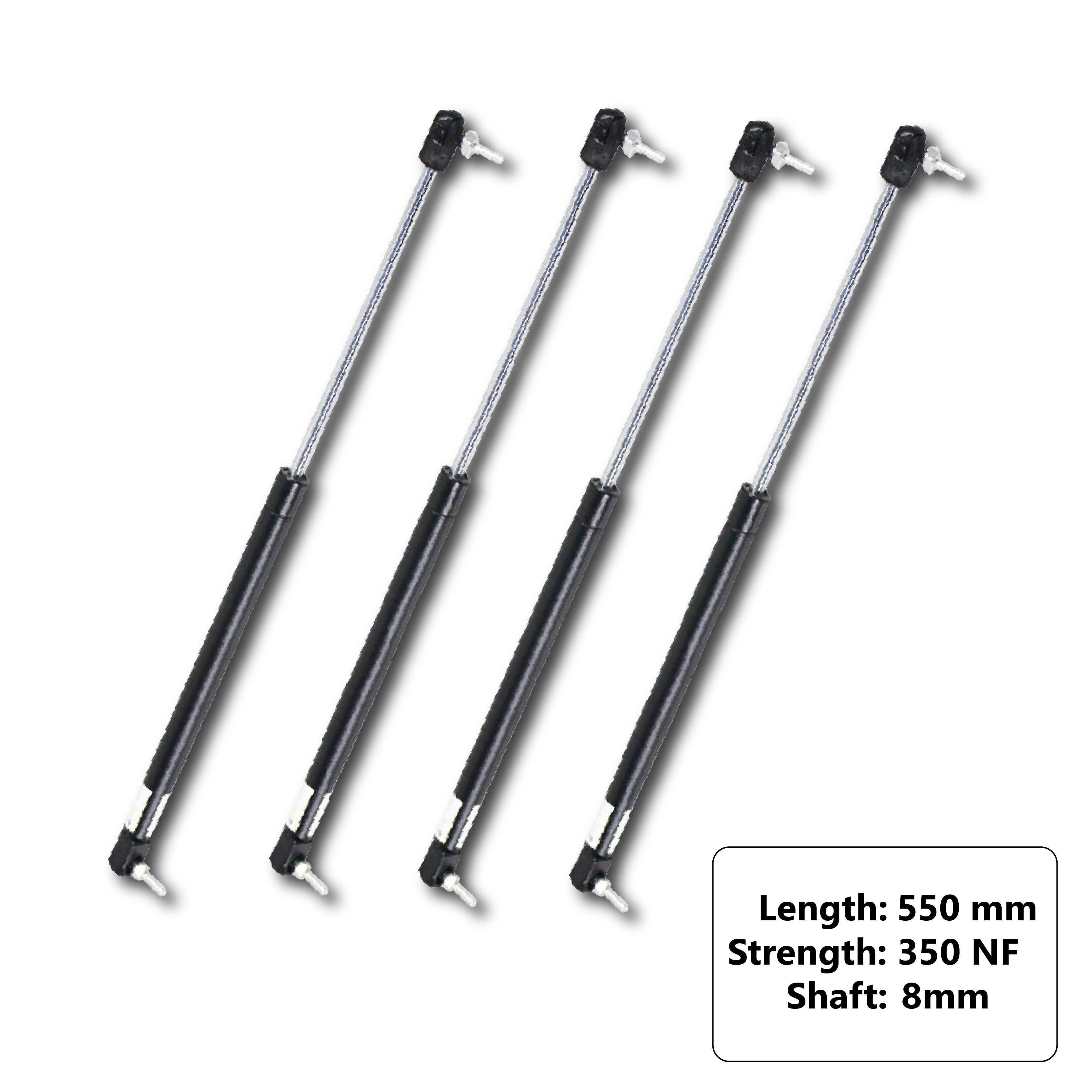 Gas Strut 550mm-350N (8mm Shaft) Caravans, Trailers, Canopy, Toolboxes ...