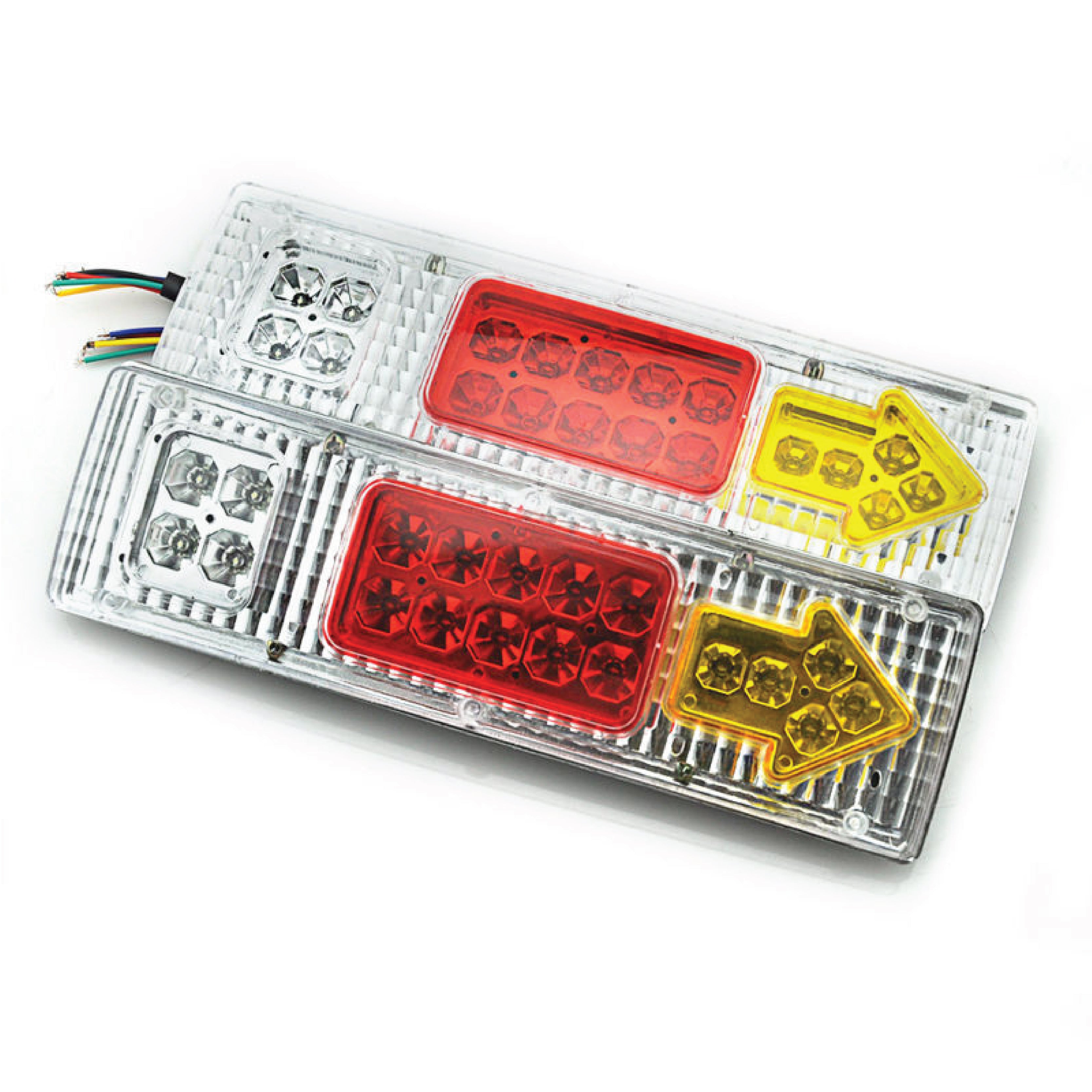 2 x 12V 19 LED Rear Trailer Tail Lights Boat Truck UTE Caravan Bus Lam